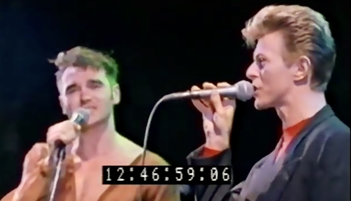 Morrissey & David Bowie – Cosmic Dancer plus backstage footage (Live ...