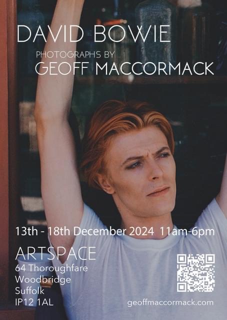 Exhibition of David Bowie photographs by Geoff MacCormack at Artspace ...