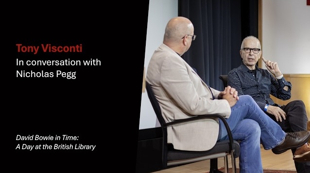 Tony Visconti in conversation with Nicholas Pegg about David Bowie ...
